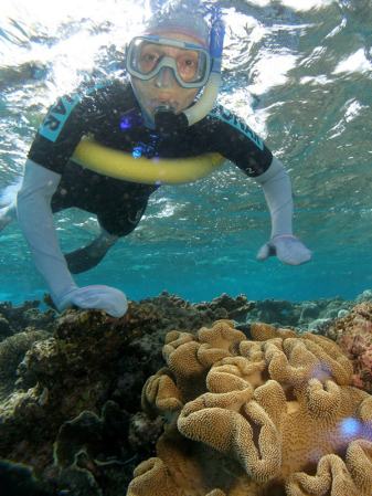 Alison Scuba diving