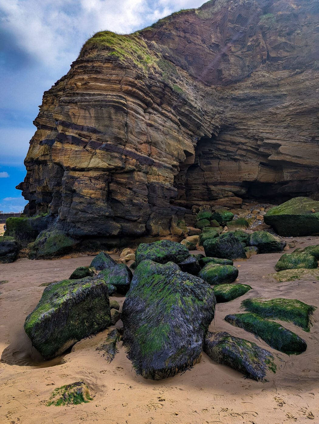 Cliffs Whitby Beach